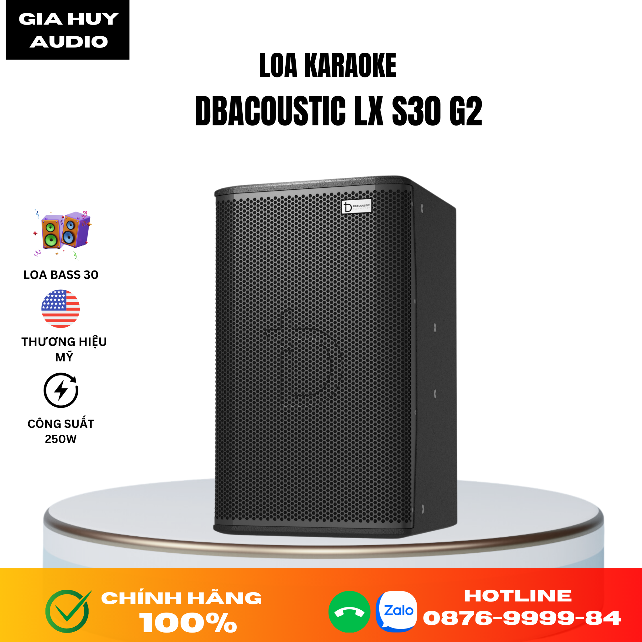 Loa Karaoke Dbacoustic LX S30 G2 Chính hãng | Gia Huy Audio