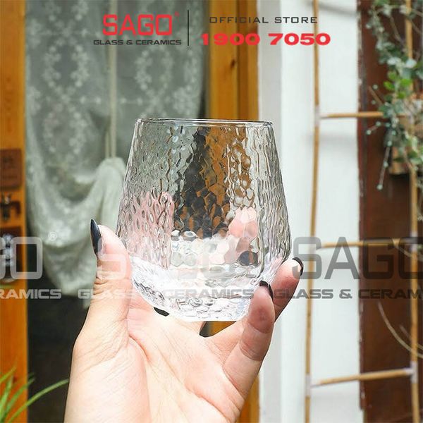 Deli 5163-2A - Ly thủy tinh Deli Hexagon Whisky Harsh Rock 320ml – Gốm ...