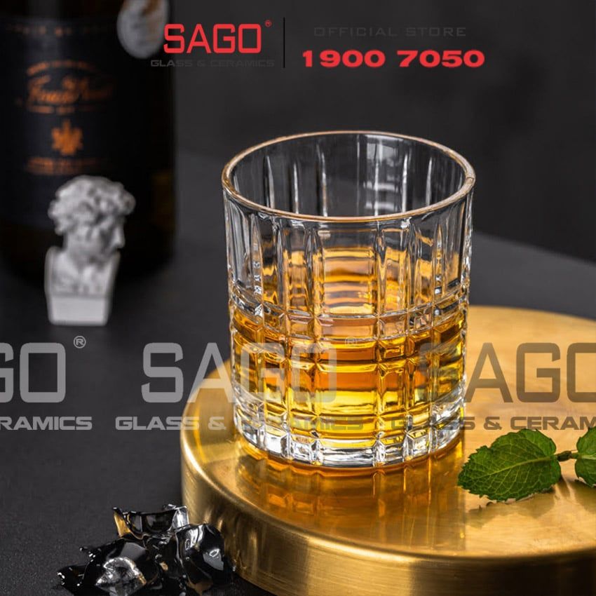 HONGLI 5412D - Ly Thủy Tinh Hongli Traze Rock Glass 315ml | Thủy Tinh ...