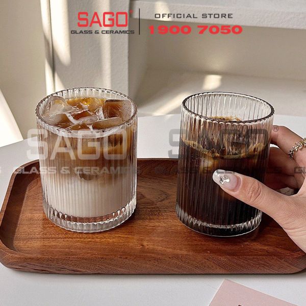 Ocean B24608 - Ly Thủy Tinh Ocean Pulse Rock Glass 235ml | Nhập Khẩu – Gốm Sứ Thủy Tinh Sài Gòn