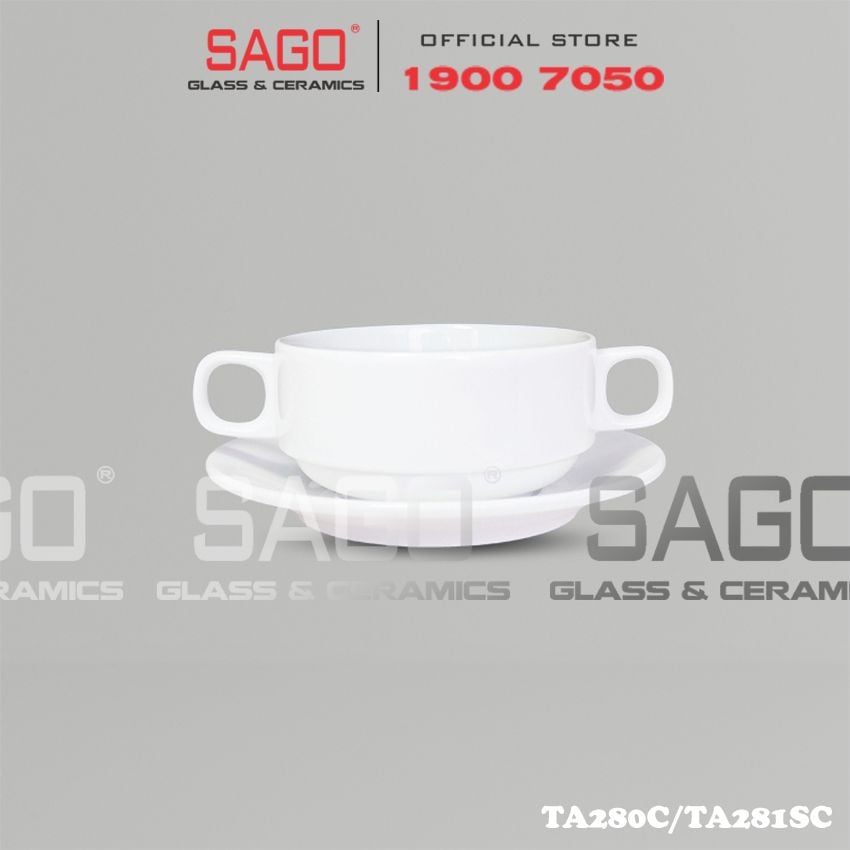 CK TA280C/TA281SC - Thố Súp Sứ CK 270ml – Gốm Sứ Thủy Tinh Sài Gòn