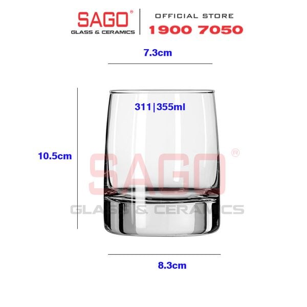 LIBBEY 2311 - Ly Thủy Tinh Libbey Vibe Double Old Fashioned 355ml – Gốm Sứ Thủy Tinh Sài Gòn