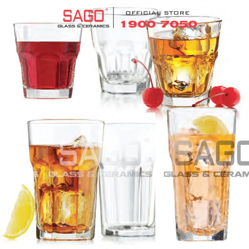 LIBBEY 15245 - Ly Thủy Tinh Cường Lực Libbey Gibraltar Rocks DuraTuff – Gốm Sứ Thủy Tinh Sài Gòn