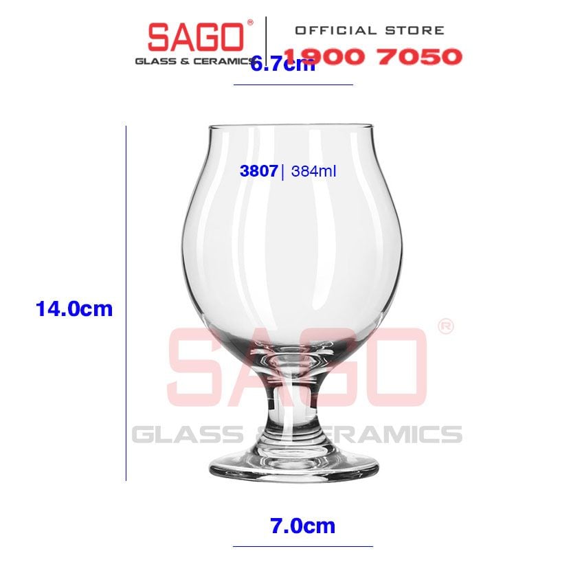 LIBBEY 3807 - Ly Thủy Tinh Libbey Belgian Beer 384ml | Nhập Khẩu E.U ...