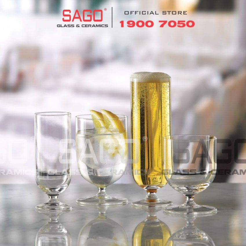 LIBBEY 753707 - Ly thủy tinh Libbey Levitas Flute 200ml – Gốm Sứ Thủy Tinh Sài Gòn