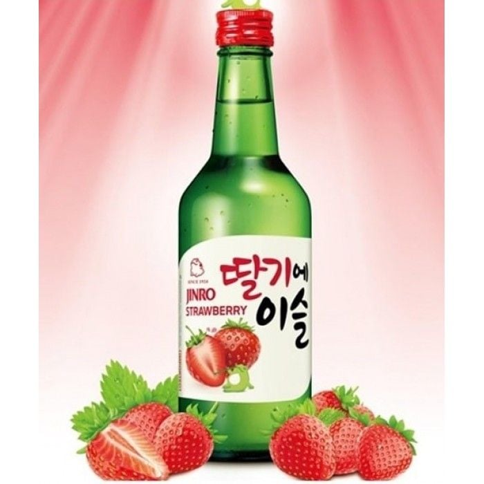 Rượu soju Jinro dâu chai 360ml tại Bách hóa XANH