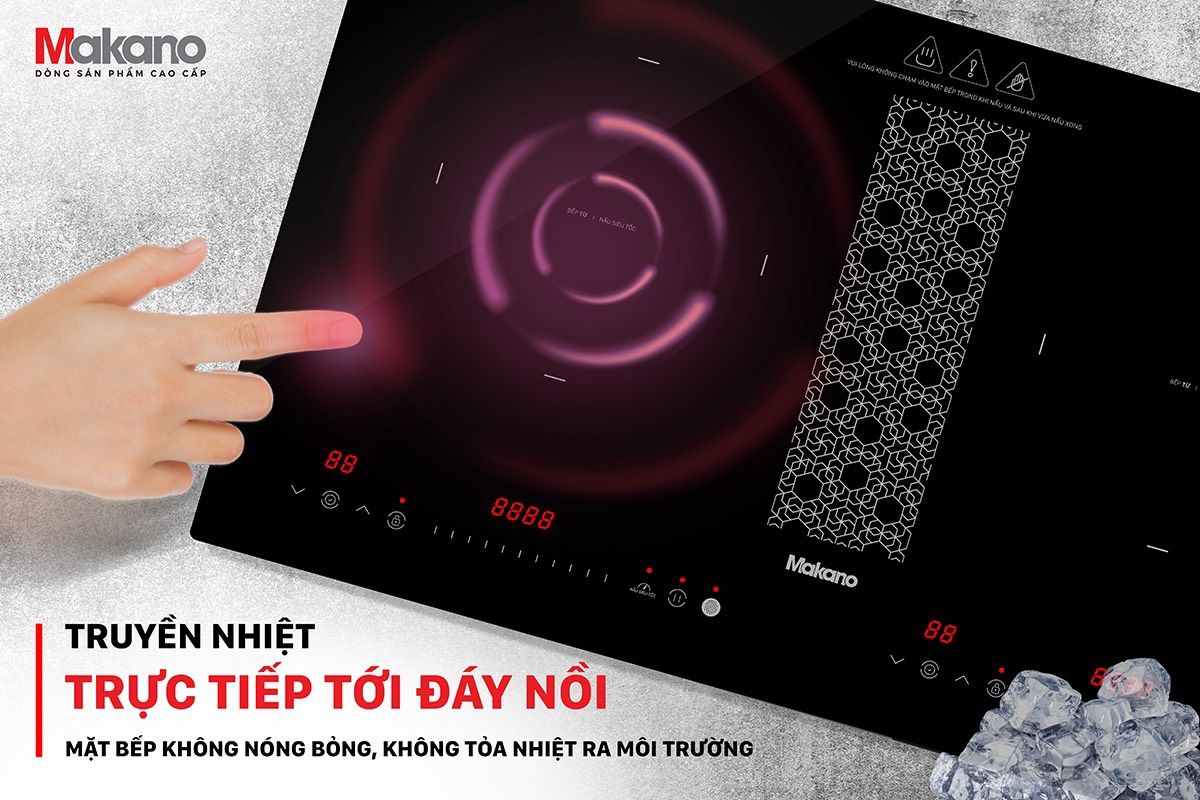 Bếp từ đôi Makano MKT-200007 – Minh Hoàng Cần Thơ