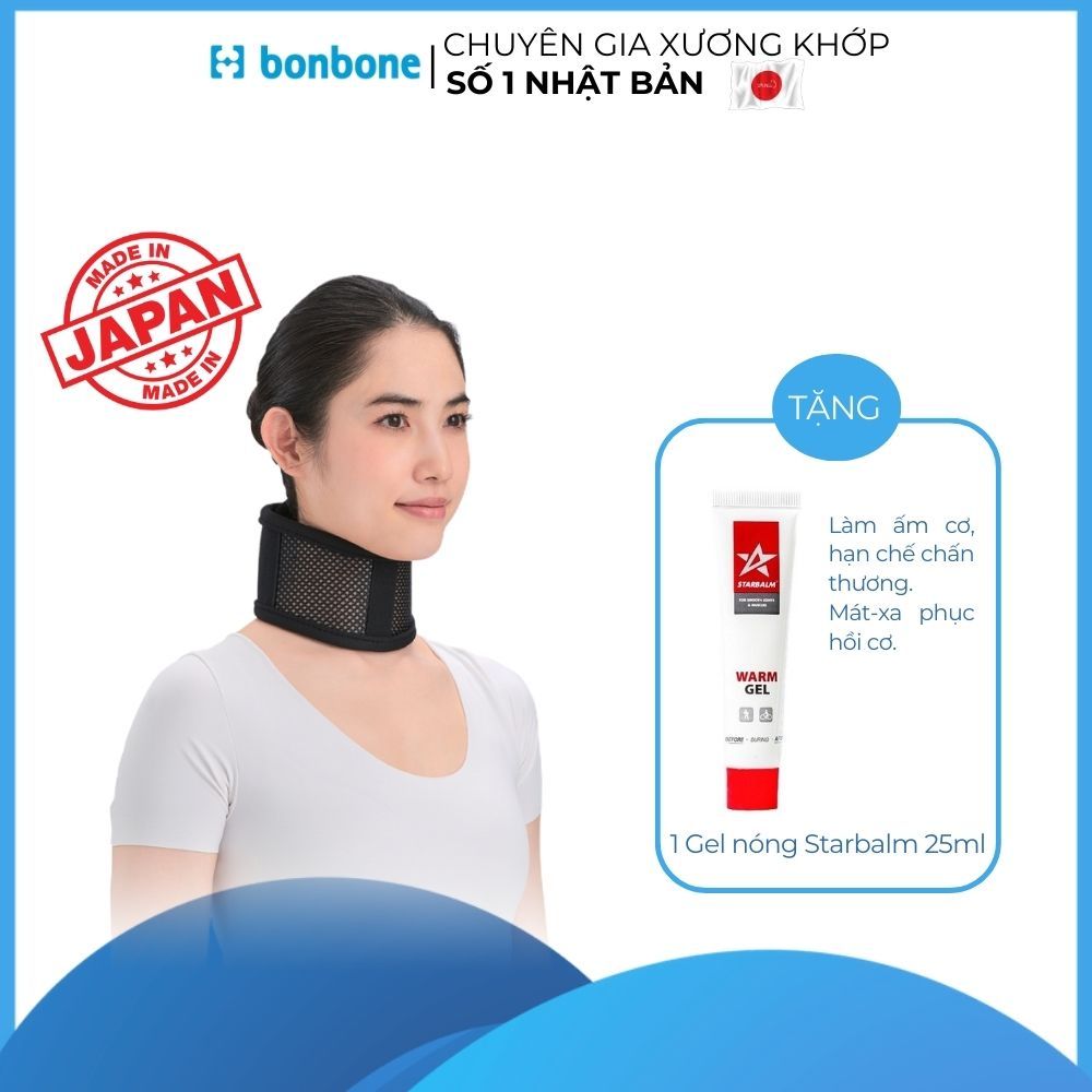 Đai Nẹp Cổ Thoáng Khí BREATHABLE NECK SUPPORT bonbone Nhật Bản - Biomeq ...