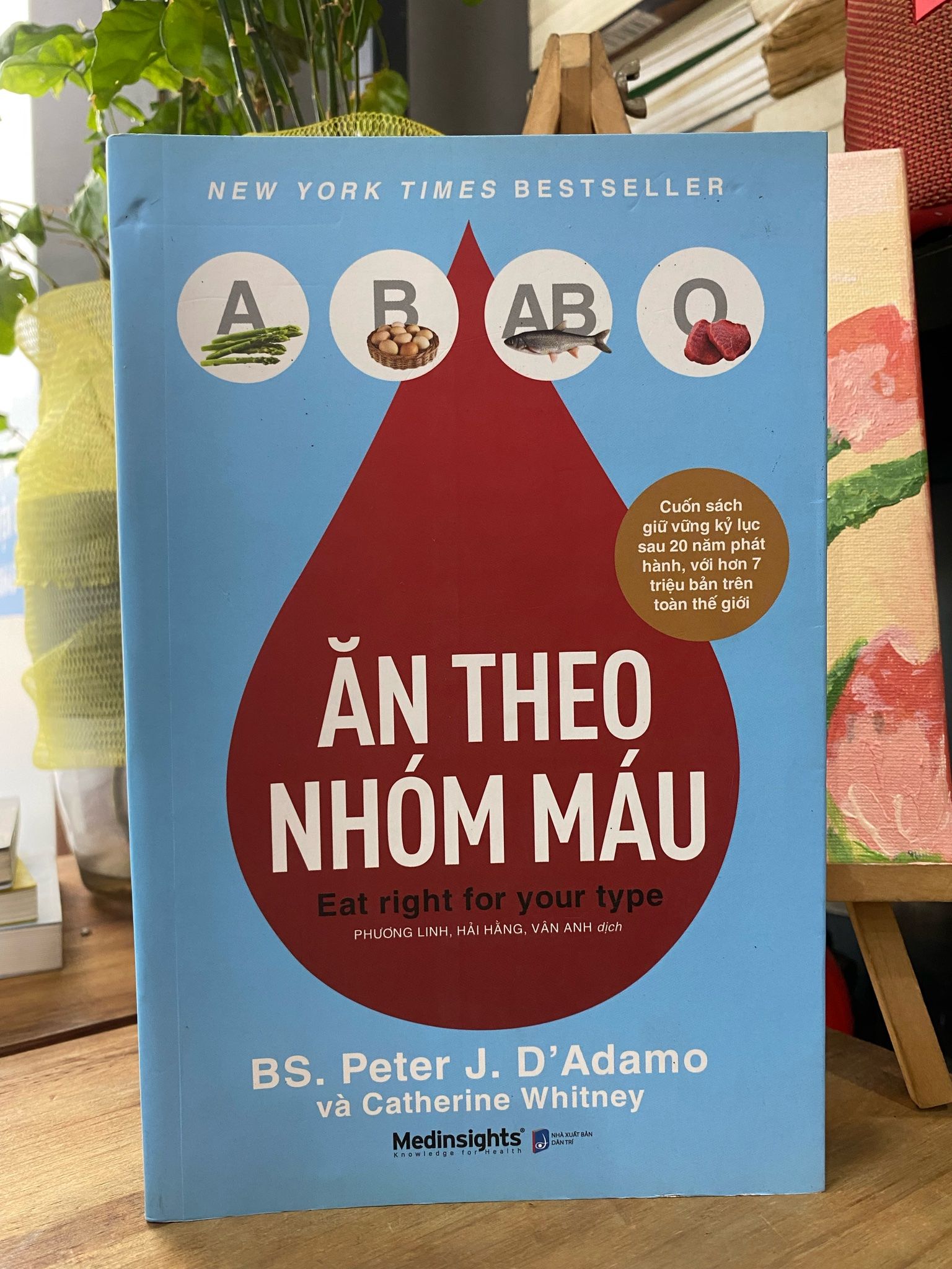 Ăn theo nhóm máu - Peter J.D'Adamo – Momo Bookstore