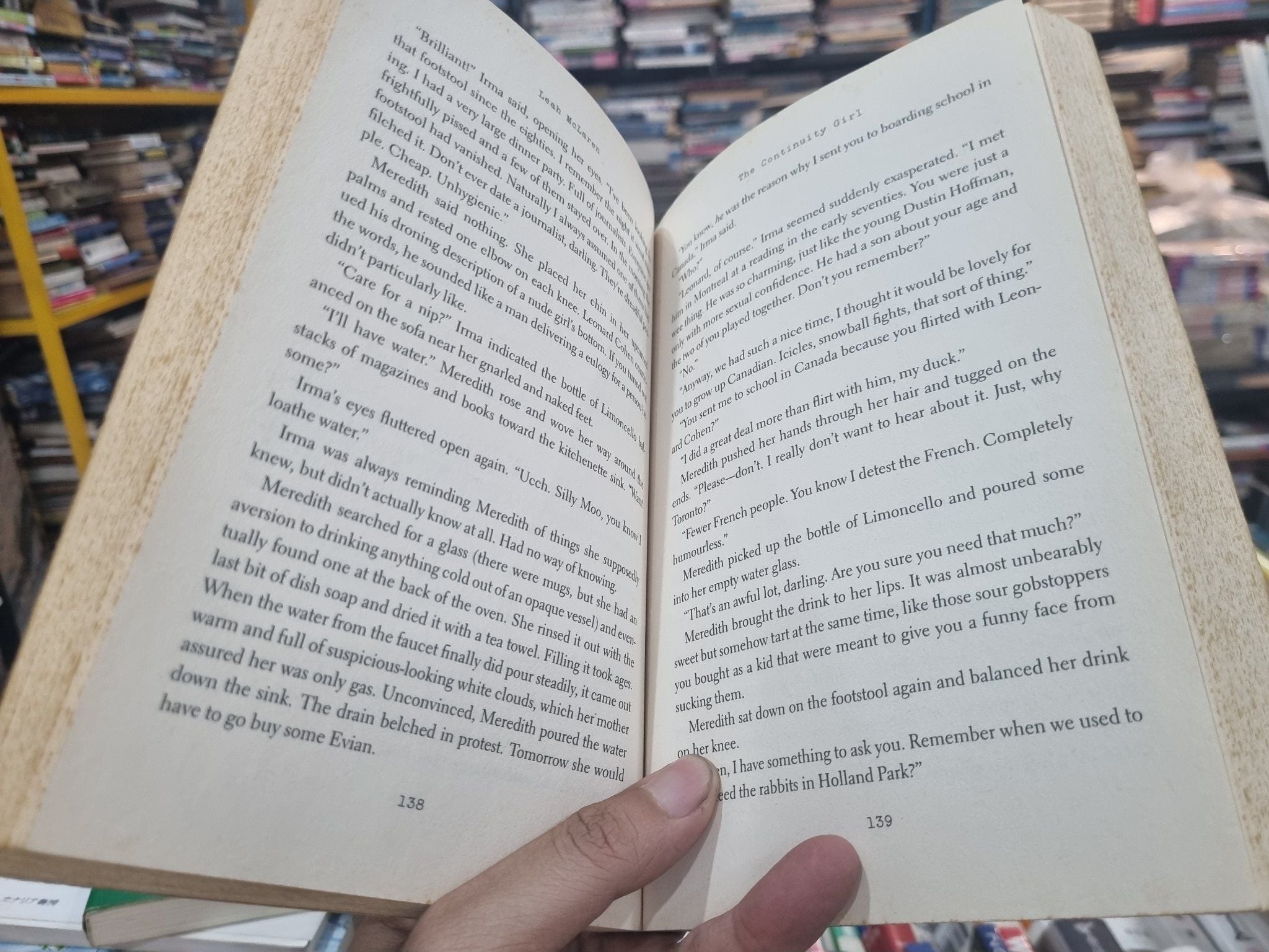 THE CONTINUITY GIRL - Leah McLaren – Momo Bookstore