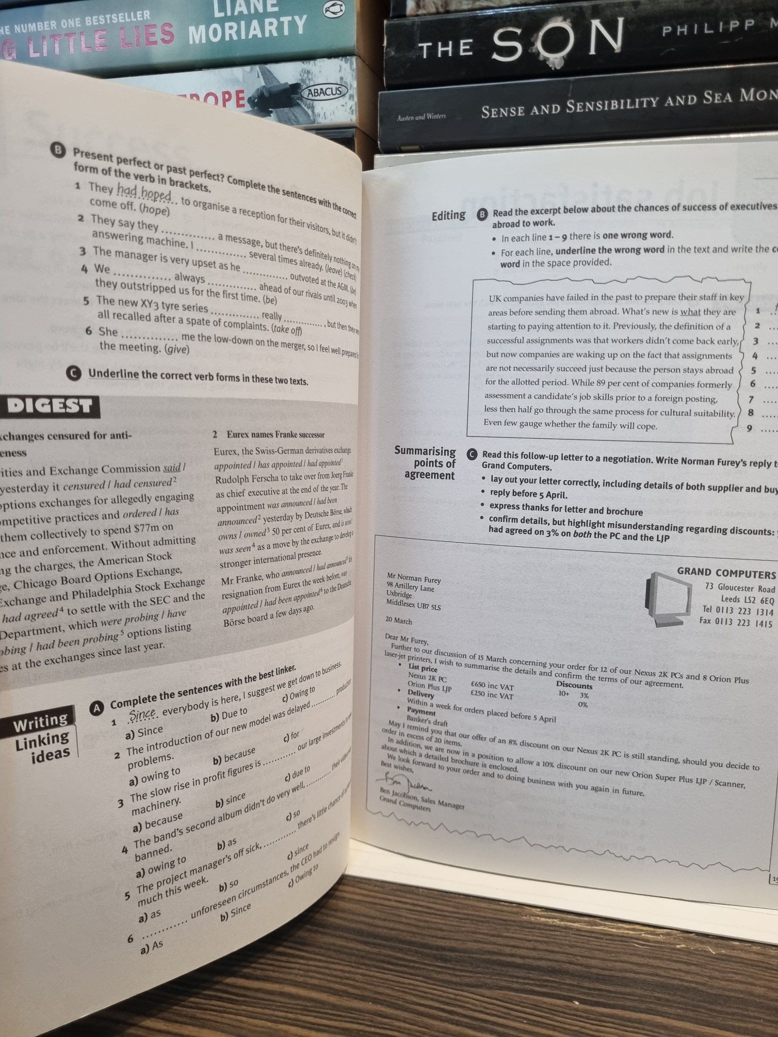 MARKET LEADER : Upper Intermediate Business English Practice File - Jo ...