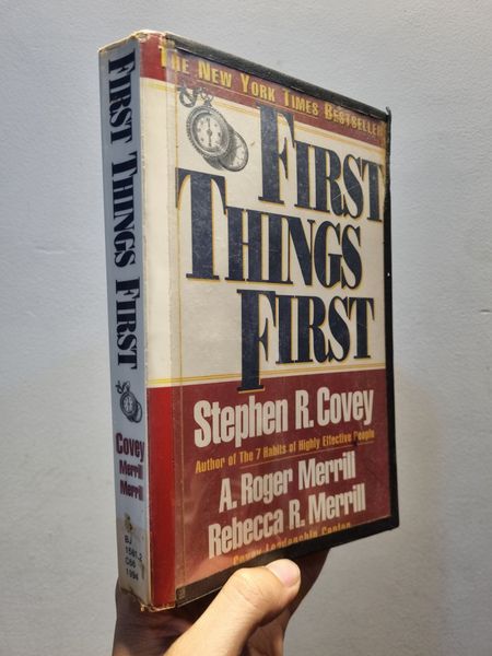 FIRST THINGS FIRST - Stephen R. Covey – Momo Bookstore