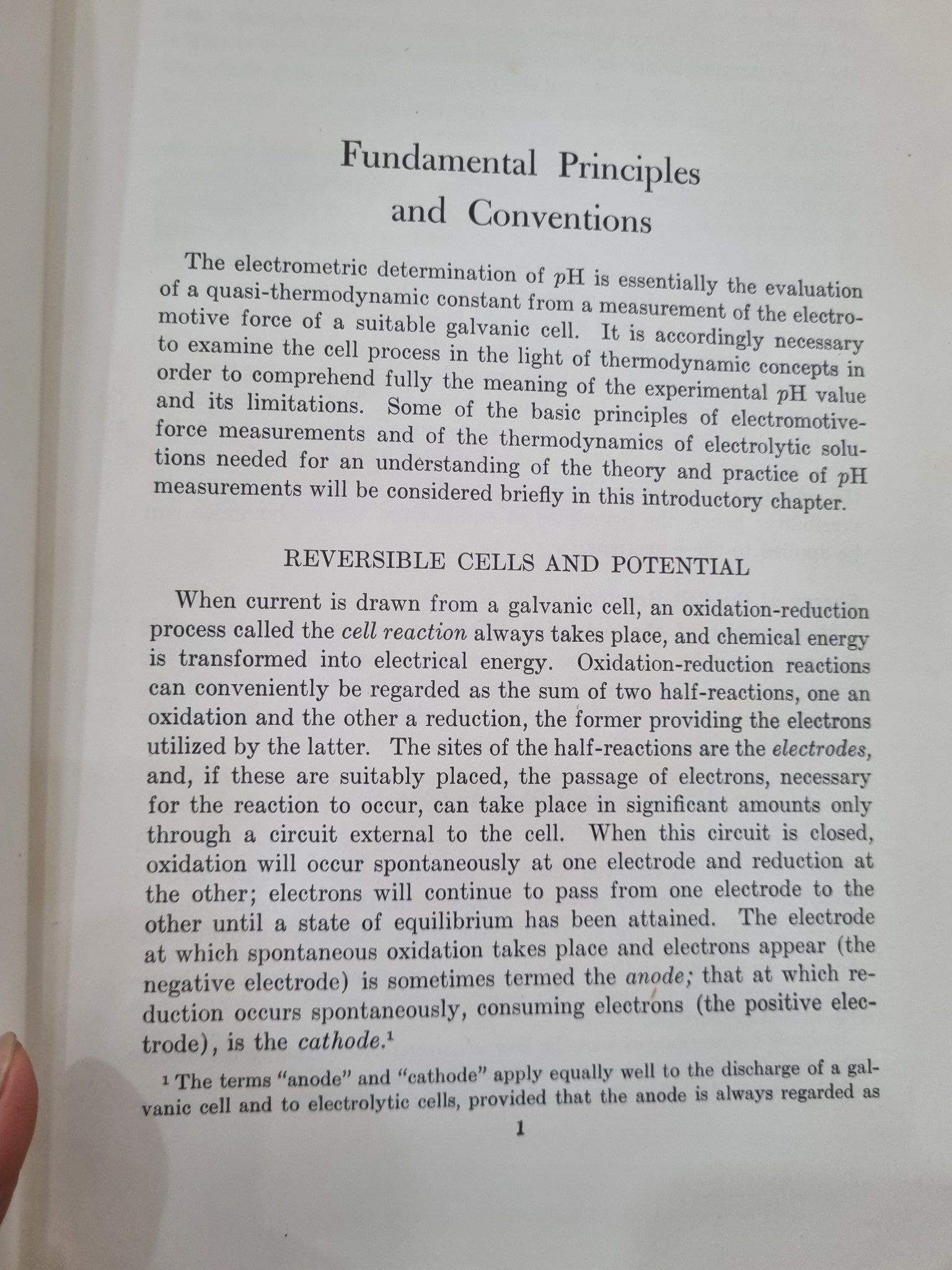 ELECTROMETRIC pH DETERMINATIONS : THEORY AND PRACTICE (ROGER G. BATES ...