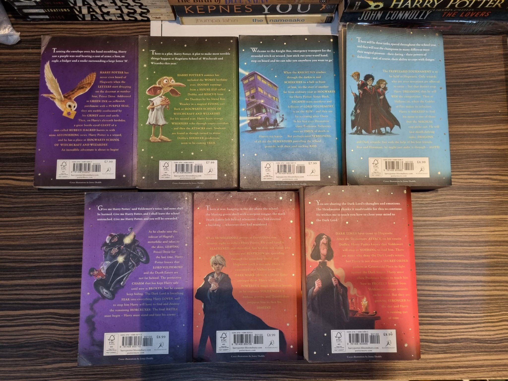 HARRY POTTER : Full Set 7 Books - J.K. Rowling (Bloombury Publishing ...