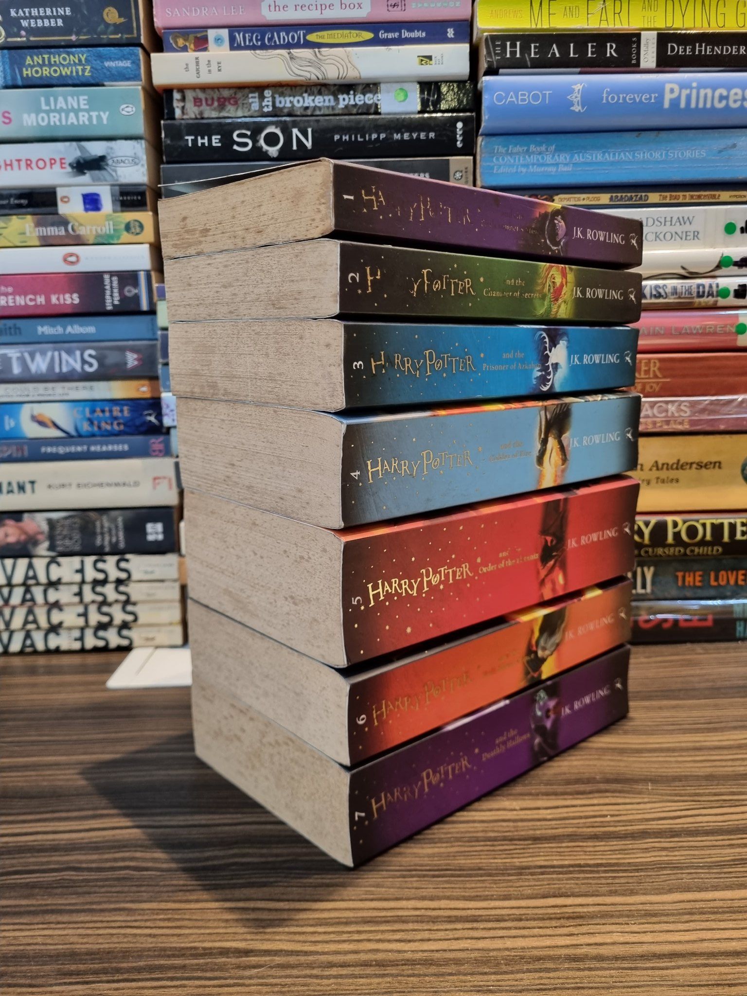 HARRY POTTER : Full Set 7 Books - J.K. Rowling (Bloombury Publishing ...