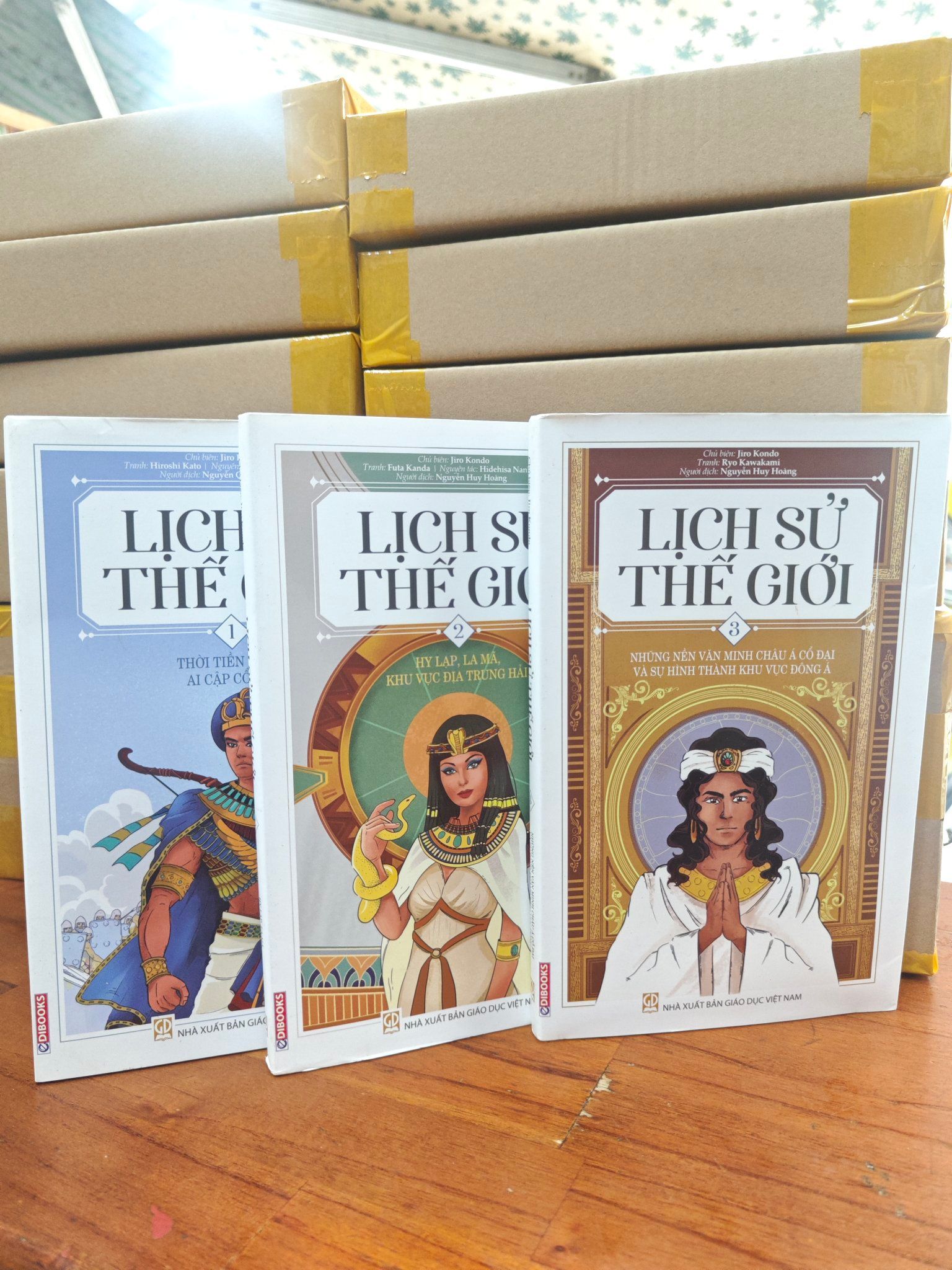 LỊCH SỬ THẾ GIỚI (BỘ 3 QUYỂN) - JIRO KONDO – Momo Bookstore