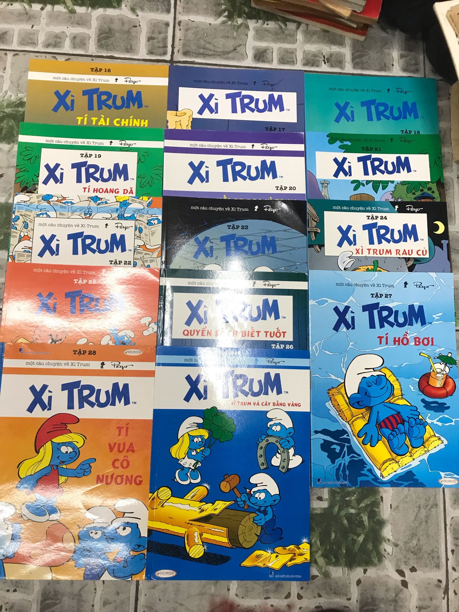 TRUYỆN TRANH Xì Trum TVM tái bản trọn bộ – Momo Bookstore