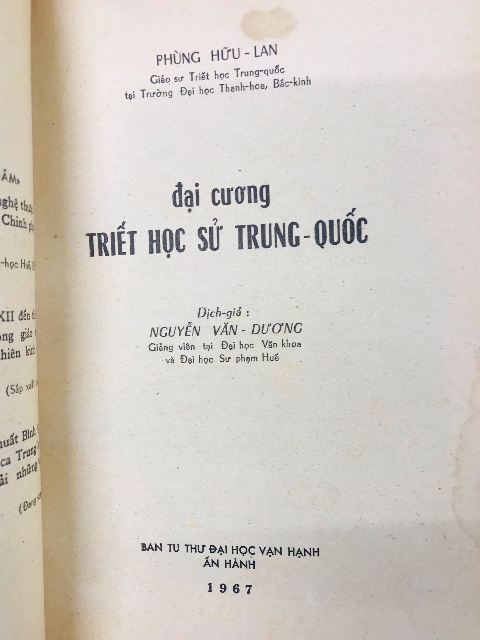 Đại cương triết học sử trung quốc - Phùng Hữu Lan – Momo Bookstore