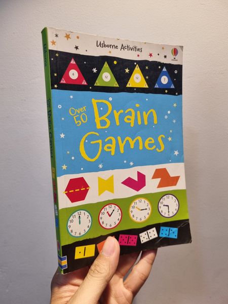 OVER 50 BRAIN GAMES - Usborne Activities – Momo Bookstore