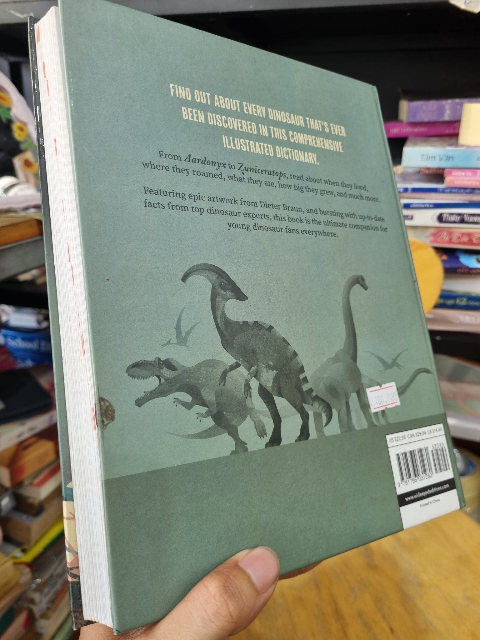 DICTIONARY OF DINOSAURS : AN ILLUSTRATED A TO Z OF EVERY DINOSAUR EVER ...