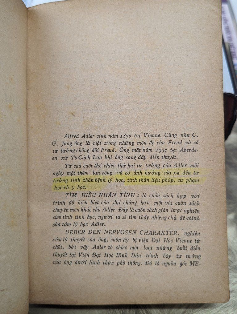 TÌM HIỂU NHÂN TÍNH - ALFRED ADLER – Momo Bookstore