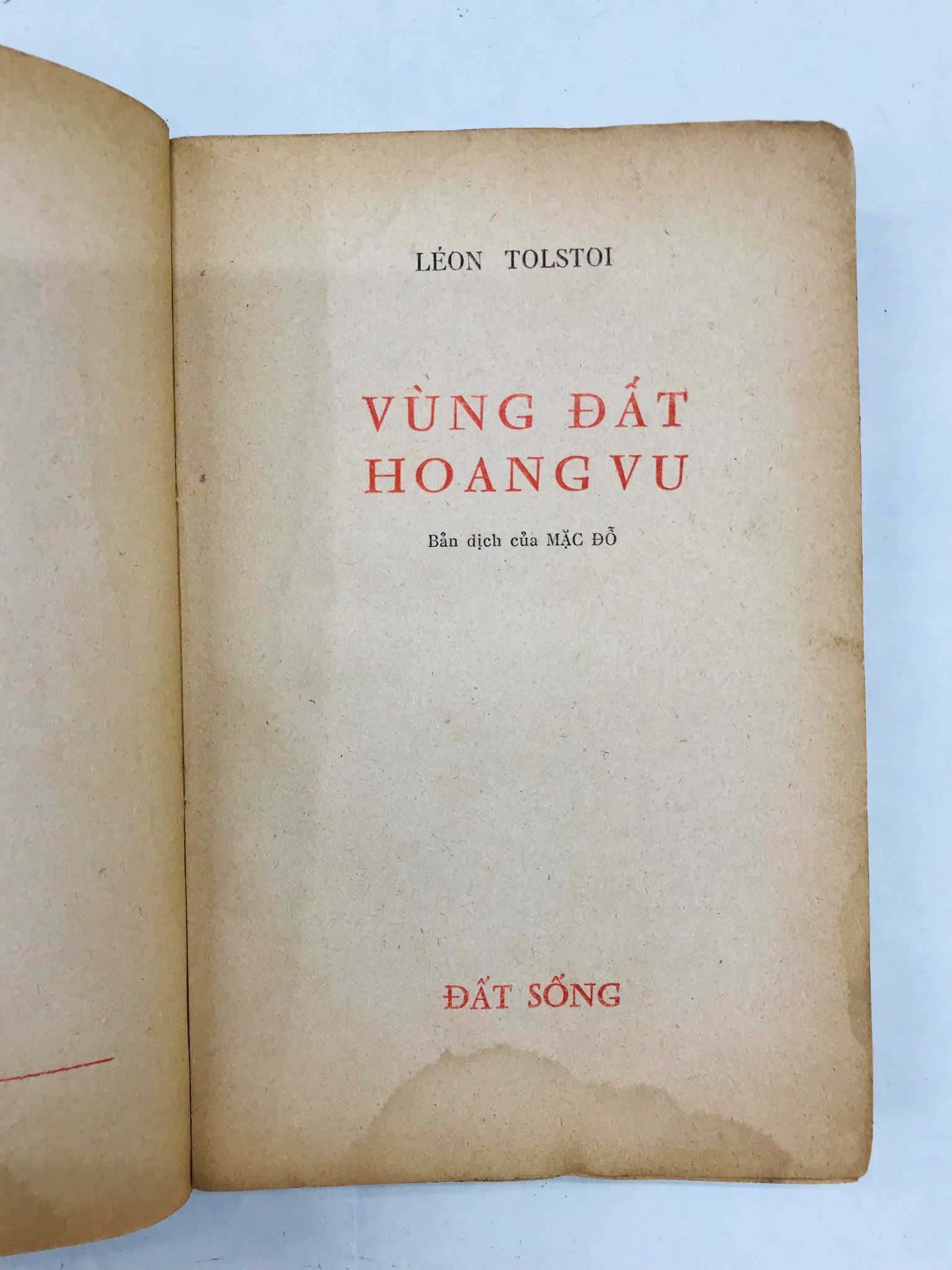 Vùng đất hoang vu - léon Tolstoi – Momo Bookstore