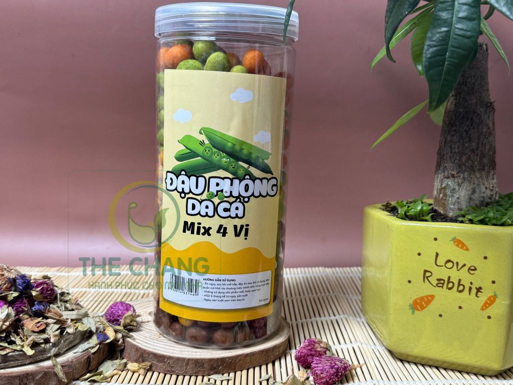 Đậu Phộng Da Cá Mix 4 Vị – Bánh Tráng The Chang