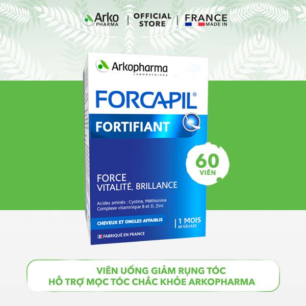 TPBVSK Arkopharma FORCAPIL FORTIFIANT - Viên uống hỗ trợ tóc chắc khỏe ...