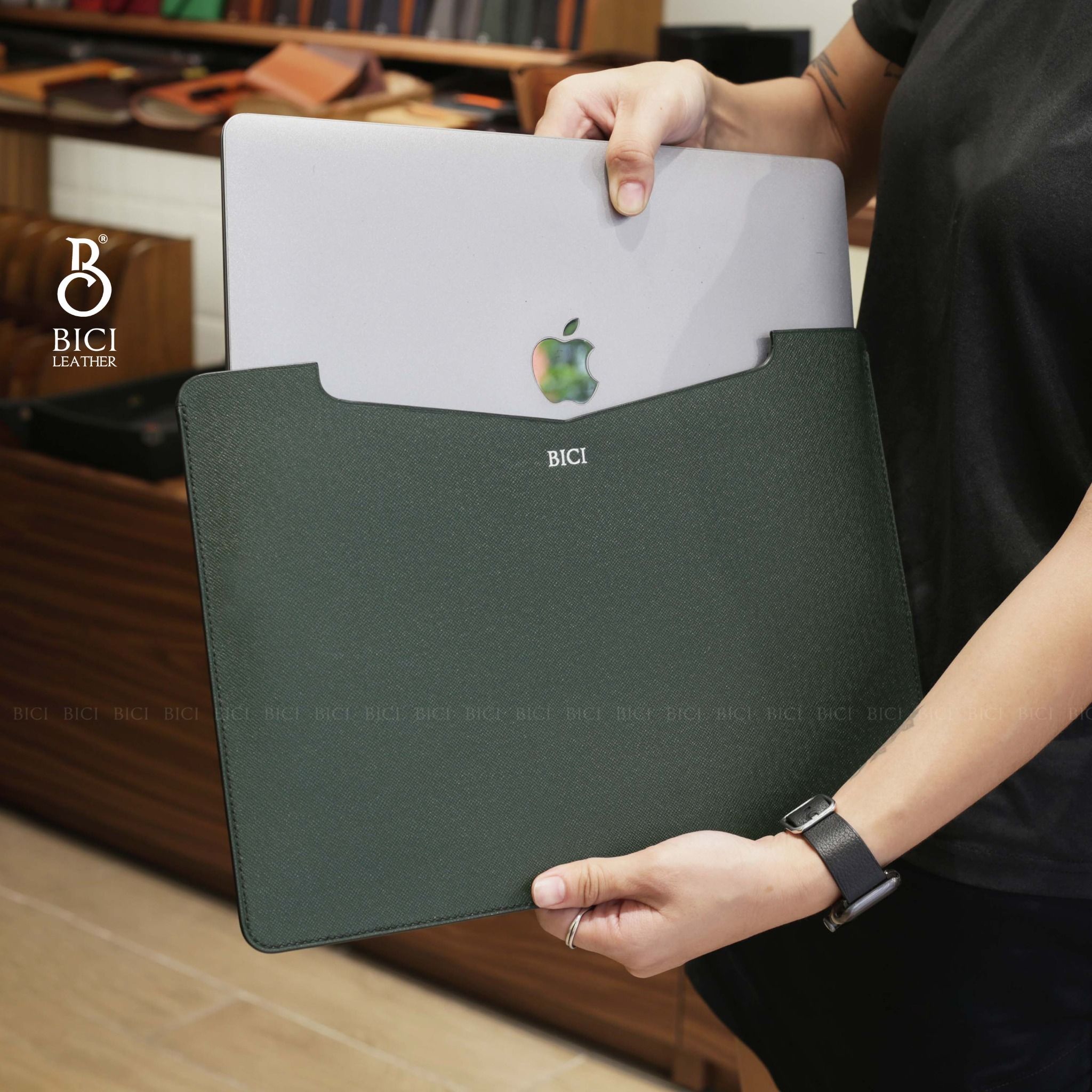 Bao da laptop – Bici Leather