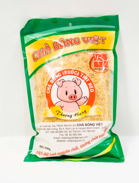 Chà bông heo gói 250g – Chà Bông Việt - Thực Phẩm Sạch Cho Sức Khỏe