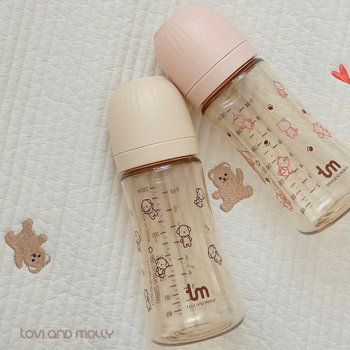 BÌNH SỮA TOVI AND MOLLY PPSU - PHIÊN BẢN CHÓ/MÈO 180ML/280ML – CÔNG TY TNHH THREE JAY'S