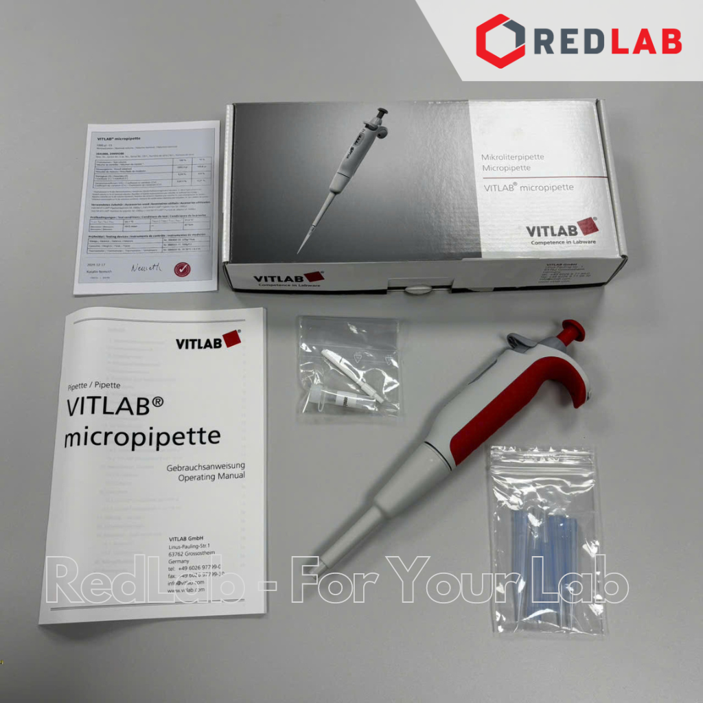 Micropipet đơn kênh hấp tiệt trùng VITLAB 0.5-10 2-20 10-100 20-200 - RedLAB Online-store