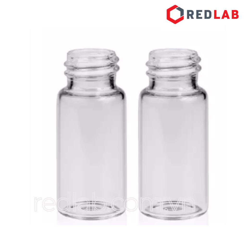 [Bộ 100 cái] ALWSCI Chai thủy tinh vial 10ML 22x52mm trắng / nâu + Nắp ...