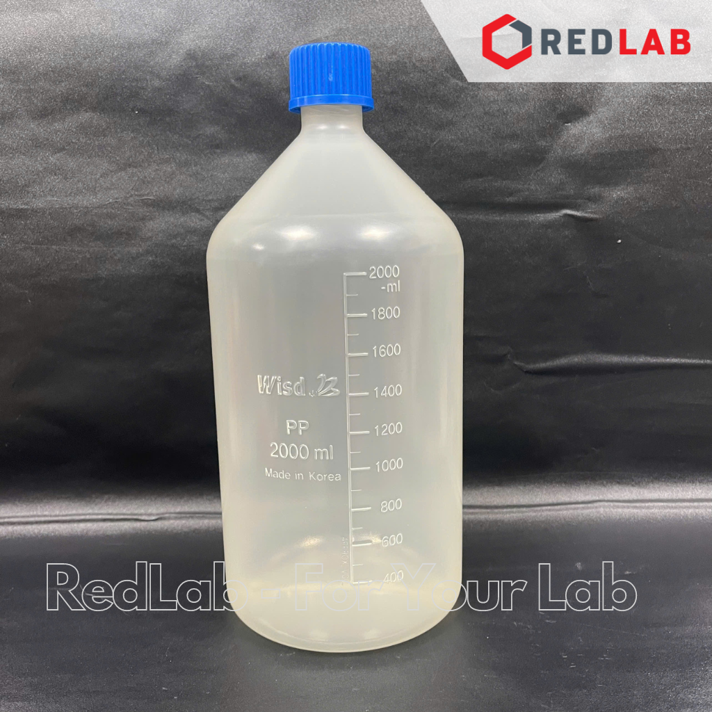Chai nhựa PP trắng miệng hẹp WISD 100 250 500 1000 2000 ml - nắp vặn - RedLAB Online-store