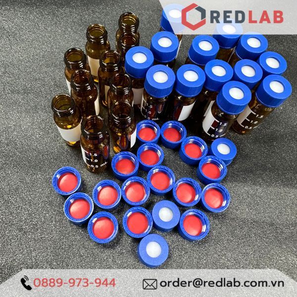 Lọ đựng mẫu sắc ký vial 2ml 9-425 MEMBRANE SOLUTIONS trắng / nâu - RedLAB Online-store