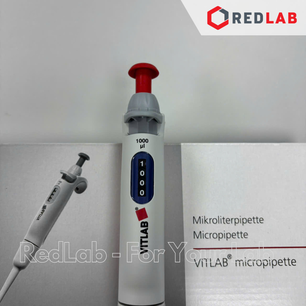 Micropipet đơn kênh hấp tiệt trùng VITLAB 0.5-10 2-20 10-100 20-200 - RedLAB Online-store