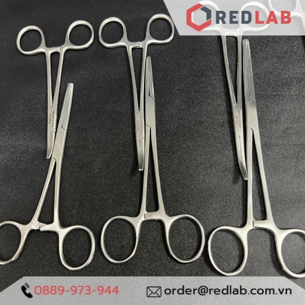 Pen / panh kẹp thẳng / cong Pakistan 12 14 16 18 20 24 cm, không mấu ...