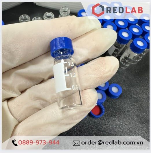 Lọ đựng mẫu sắc ký vial 2ml 9-425 MEMBRANE SOLUTIONS trắng / nâu - RedLAB Online-store