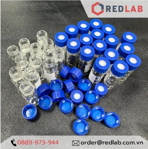 Lọ đựng mẫu sắc ký vial 2ml 9-425 MEMBRANE SOLUTIONS trắng / nâu - RedLAB Online-store