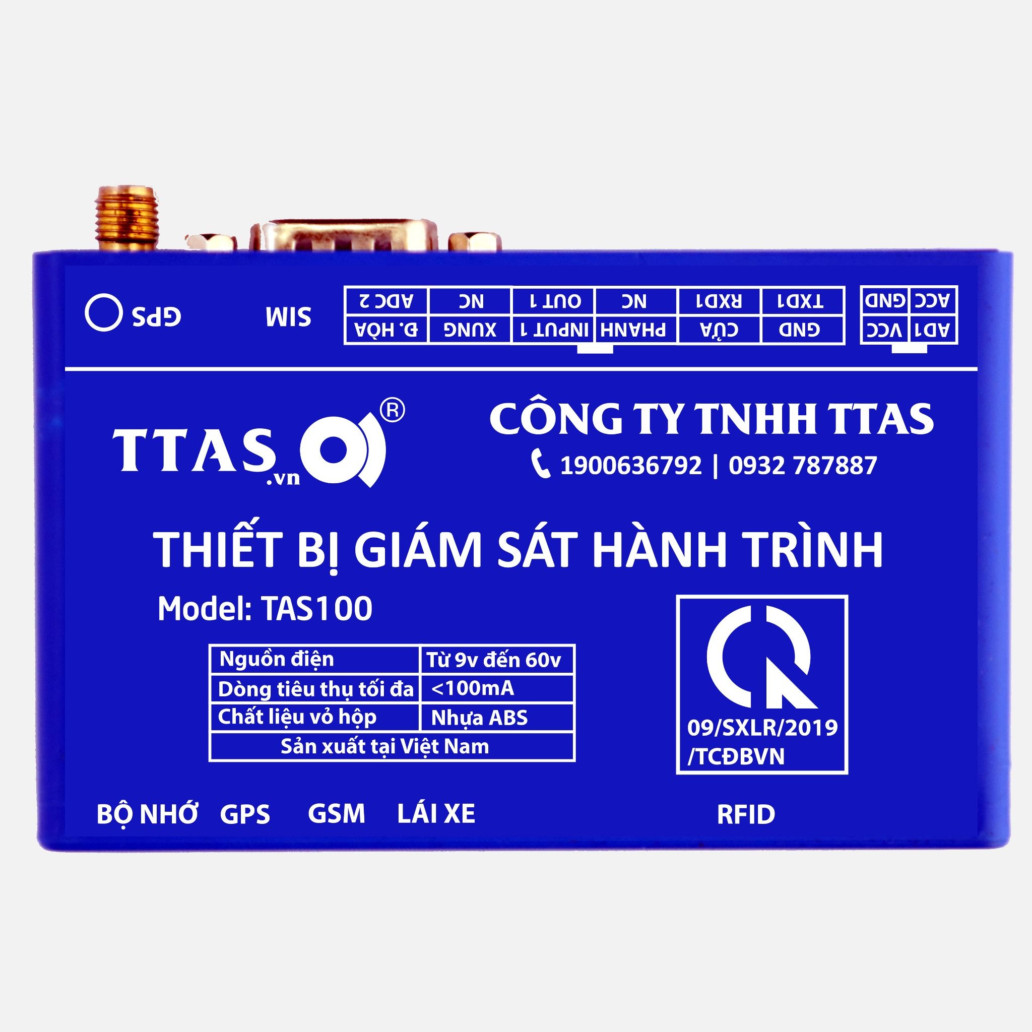 GIÁM SÁT HÀNH TRÌNH HỢP CHUẨN TAS100 – TTAS Thiết Bị Định Vị - Camera ...