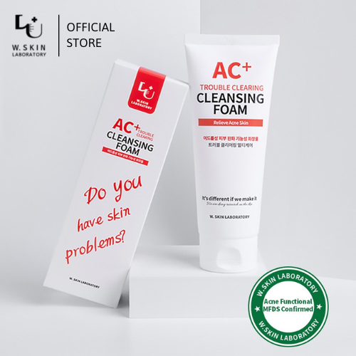 AC+ TROUBLE CLEARING CLEANSING FORM (150ml) – W-Skin Laboratory