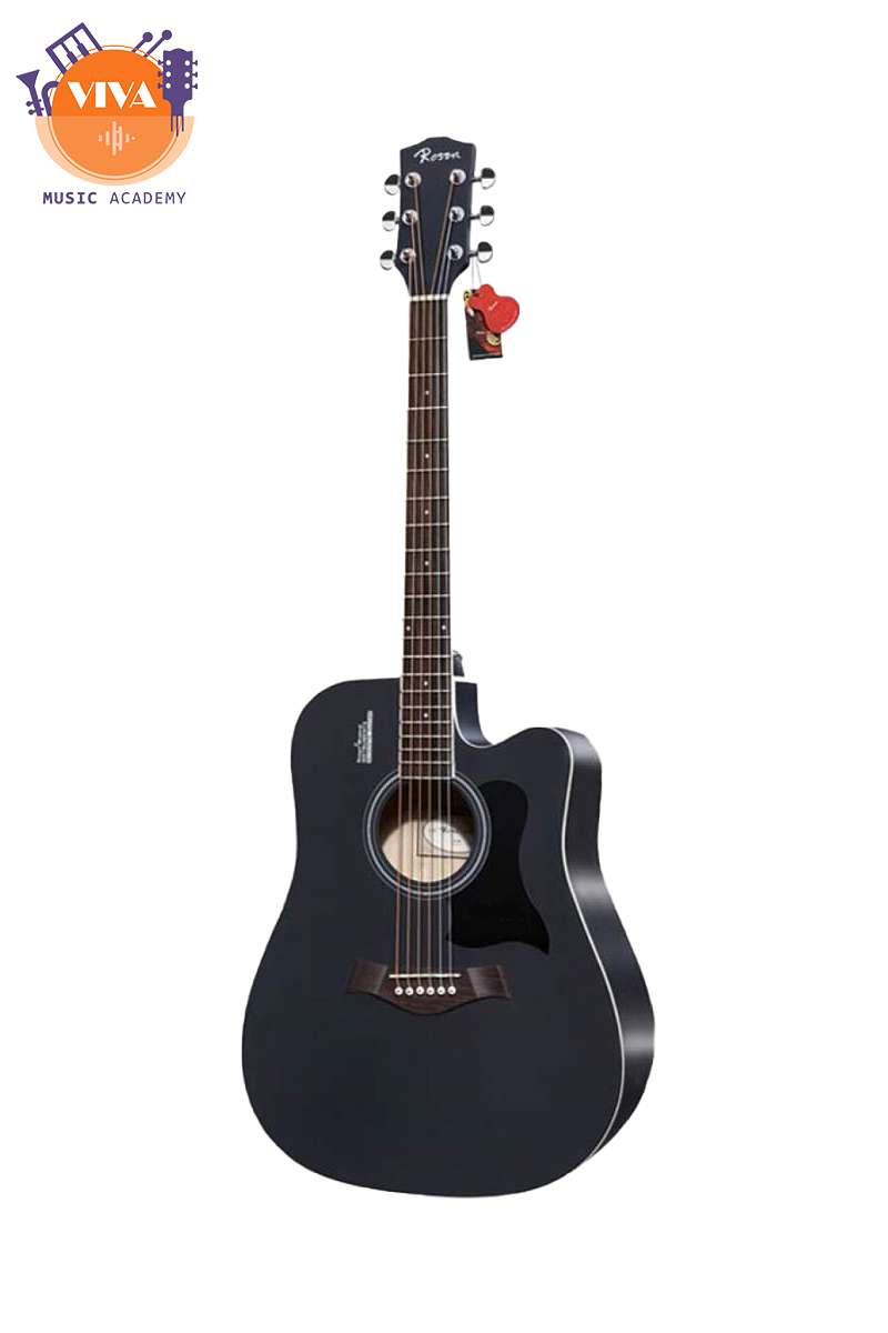 Guitar acoustic Rosen R135 đen – vivamusicacademy