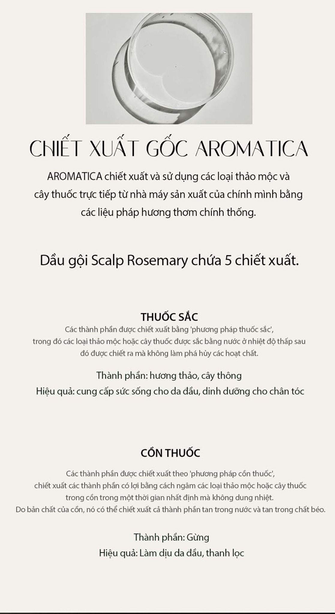 Nước dưỡng tóc giảm gàu nấm AROMATICA Rosemary Root Enhancer 100ml chi – C-STOREVN