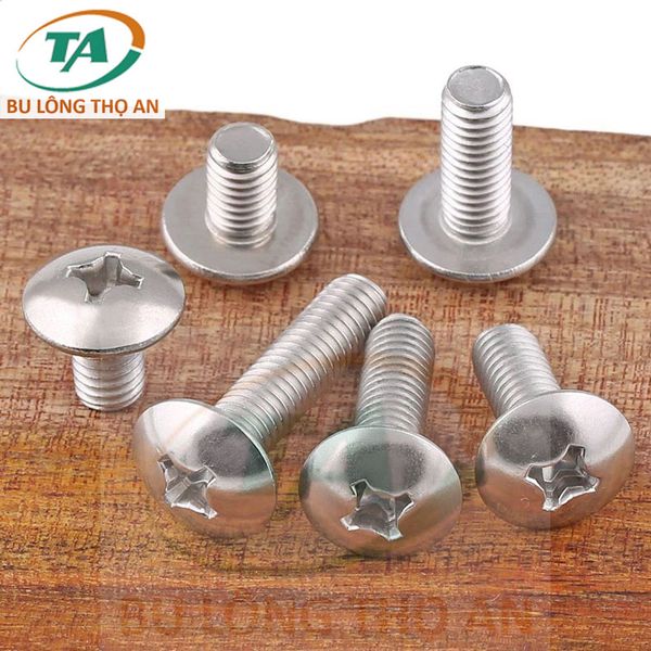 Vít pake, vít bu lông đầu dù Inox 201, 304, 316 chất lượng – Bu Lông Thọ An