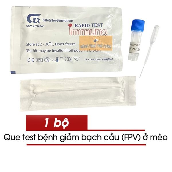 Que Test Xét Nghiệm Bệnh Giảm Bạch Cầu FPV Ở Mèo – Nông Trại Thú Cưng