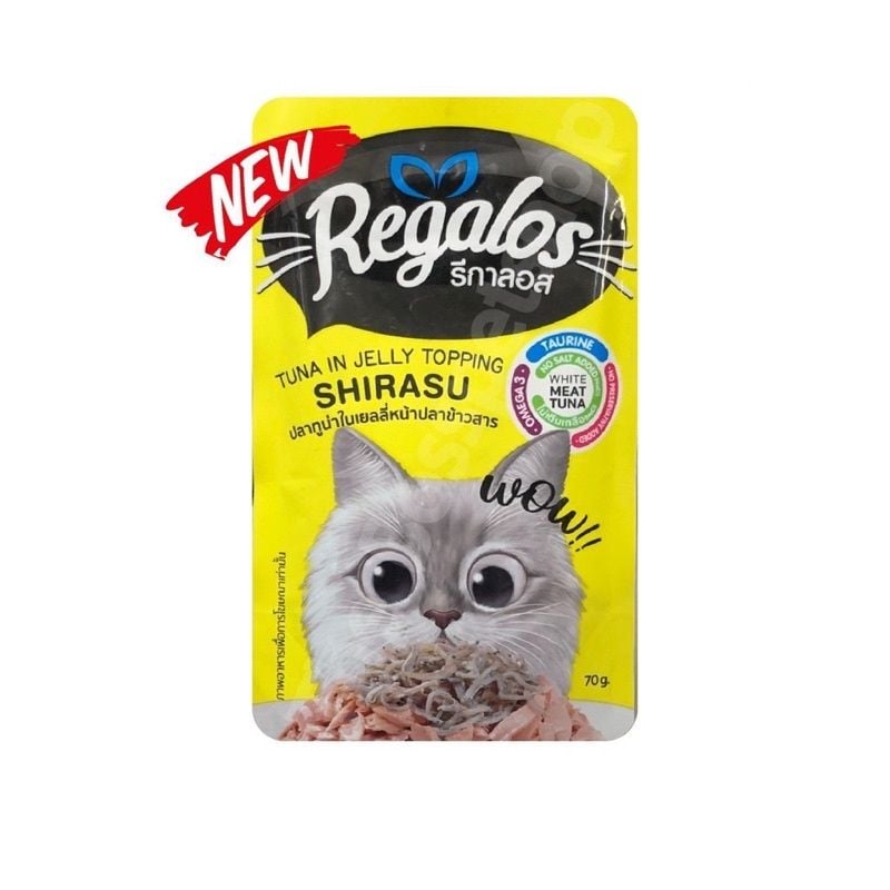 Pate Cho Mèo Mọi Lứa Tuổi Regalos 70g (Thái Lan) – Nông Trại Thú Cưng