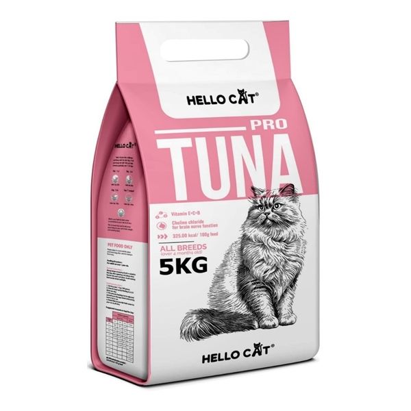 Hello Cat 5kg Thức Ăn Hạt Cho Mèo Mọi Lứa Tuổi – Nông Trại Thú Cưng