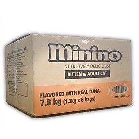 Thùng 6 gói hạt Mèo MININO - Vị Cá Ngừ - 1.3kg – Nông Trại Thú Cưng
