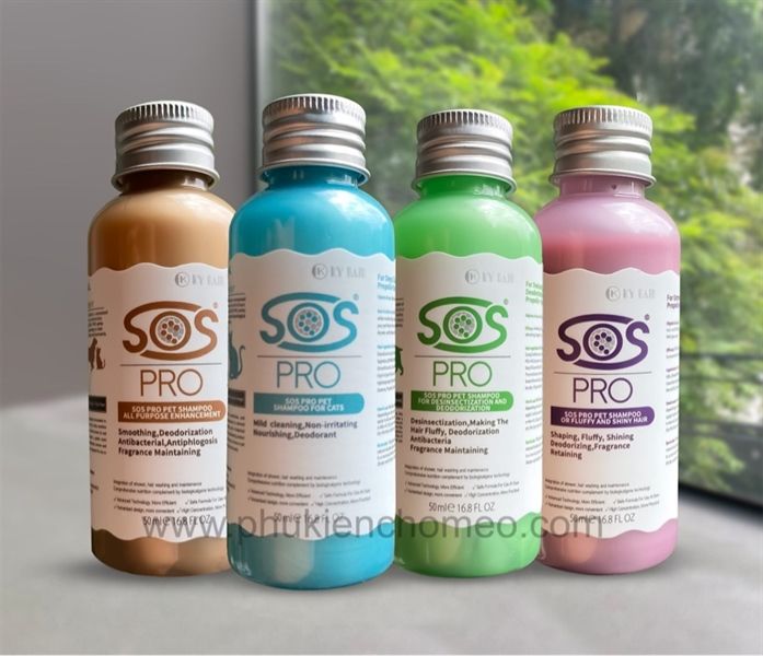 Sữa tắm SOS Pro Dành Chó/Mèo - Chai 50ml – Nông Trại Thú Cưng