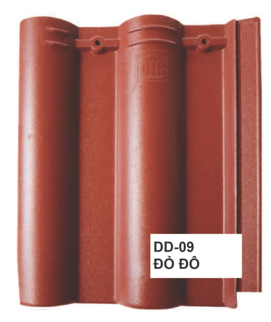 Ngói màu xi măng DD-09 Hoa Vạn Đức